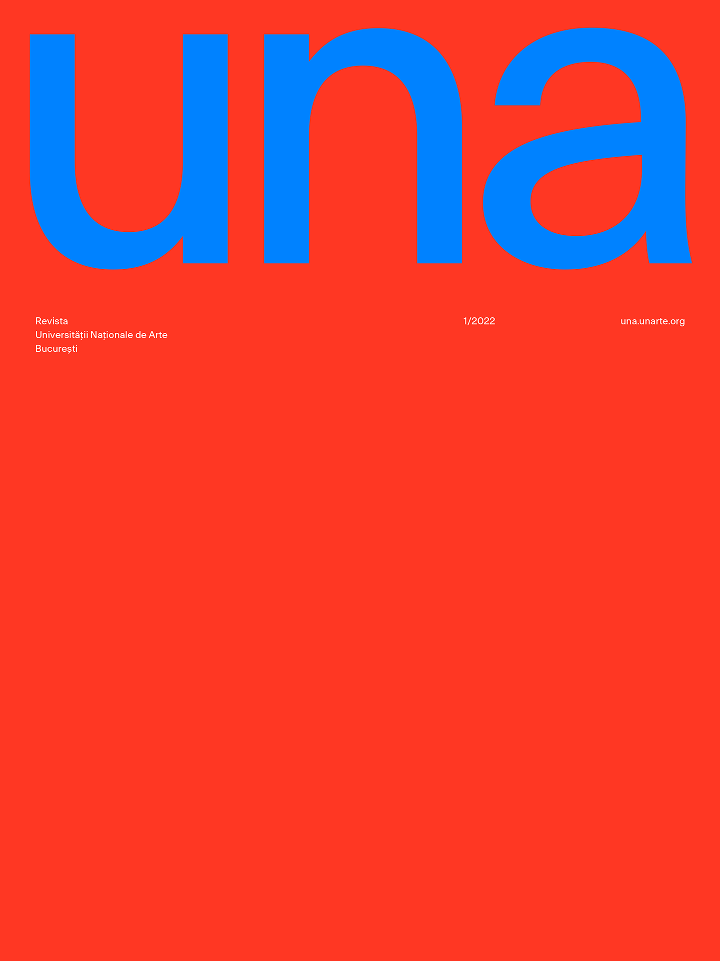 una Journal - Universitatea Națională de Arte București